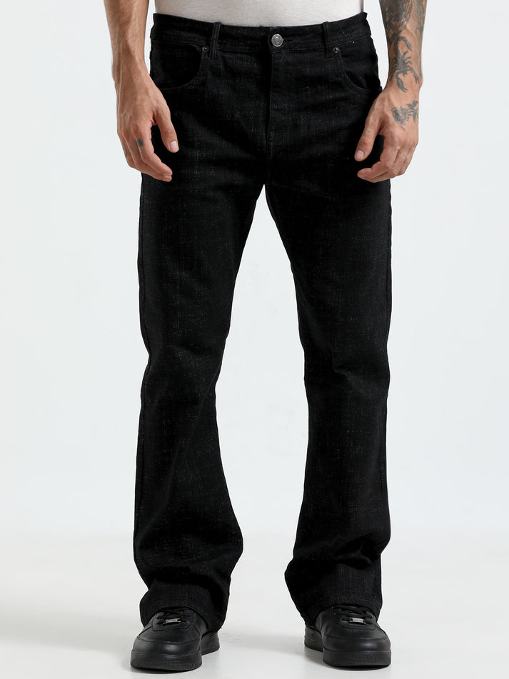 Jammy Boot Cut Jeans - Black Shade – Espanshe